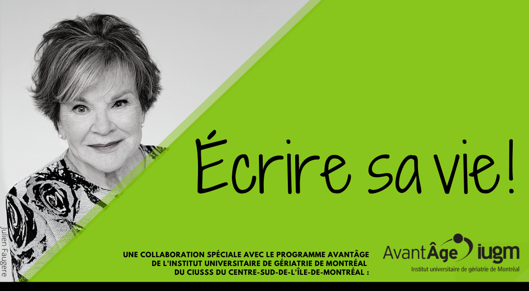 Bienvenue sur la page « Écrire sa vie! » – AvantÂge